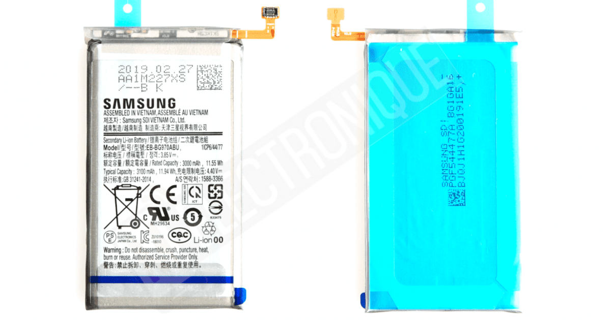 BATTERIE SAMSUNG GALAXY S10E - Galaxy s10e sm-g970f - Galaxy s ...