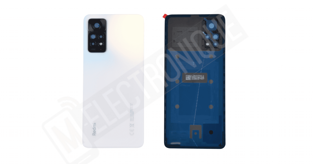 VITRE ARRIERE BLANCHE XIAOMI REDMI NOTE 11 PRO 4G - Redmi note 11 pro 4g